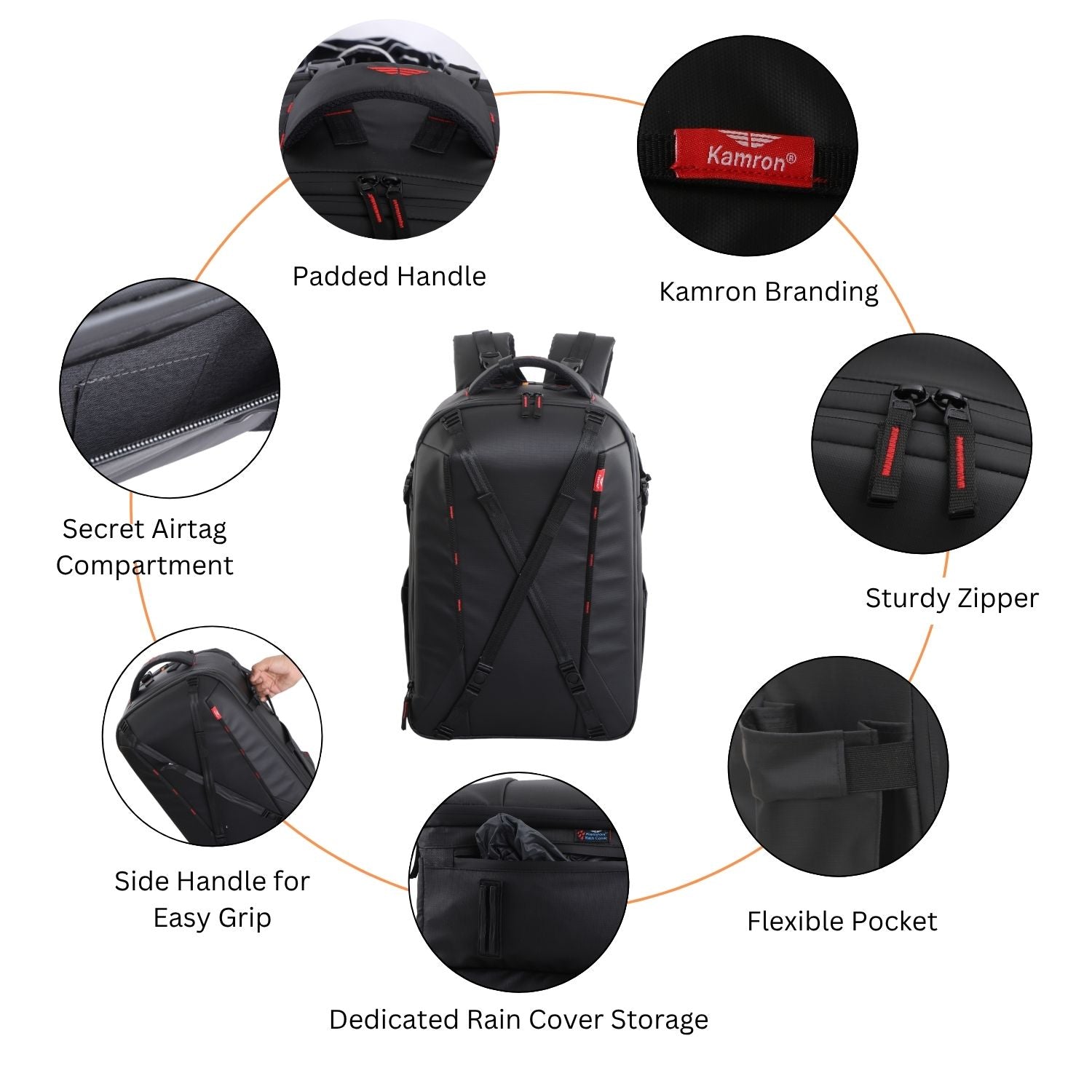 Kamron Tough BP Max Waterproof DSLR Backpack Camera Backpack