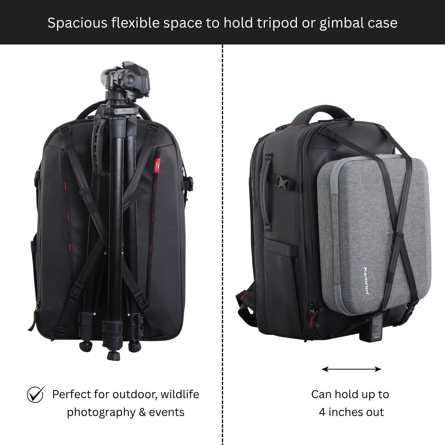 Kamron Tough BP Max Waterproof DSLR Backpack Camera Backpack