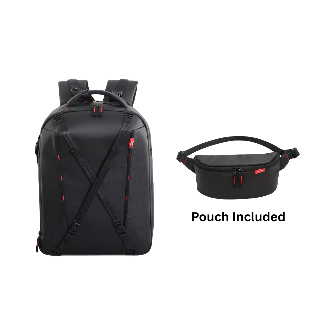 Kamron Tough BP Lite 2.0 Combo with Waist Pouch Waterproof DSLR Backpa
